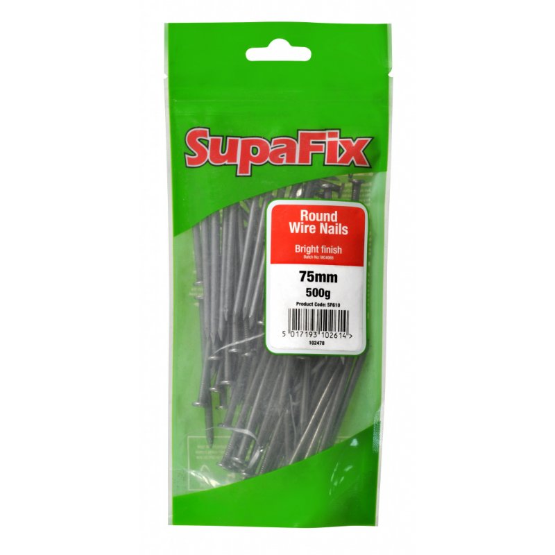 75MM (500G) RH WIRE NAILS | Middlewich
