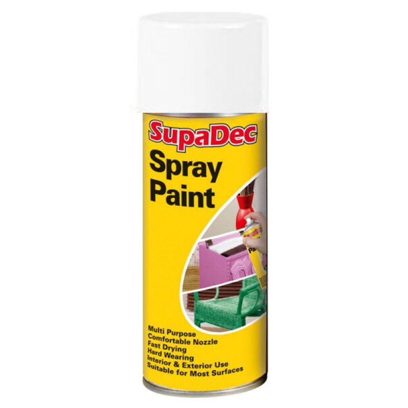 400ML SUPASPRAY GLOSS WHITE | Middlewich