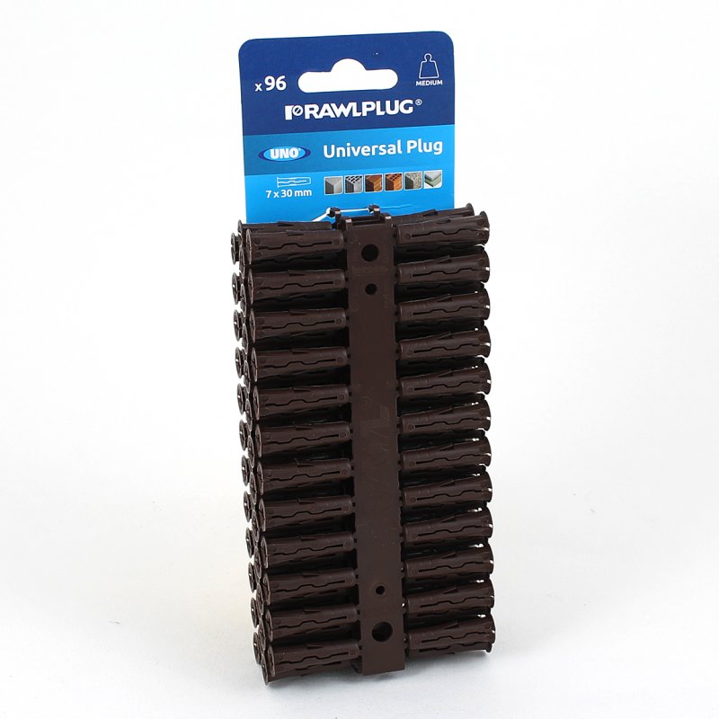68560 7MM UNO RAWLPLUG BROWN PK96 | Middlewich