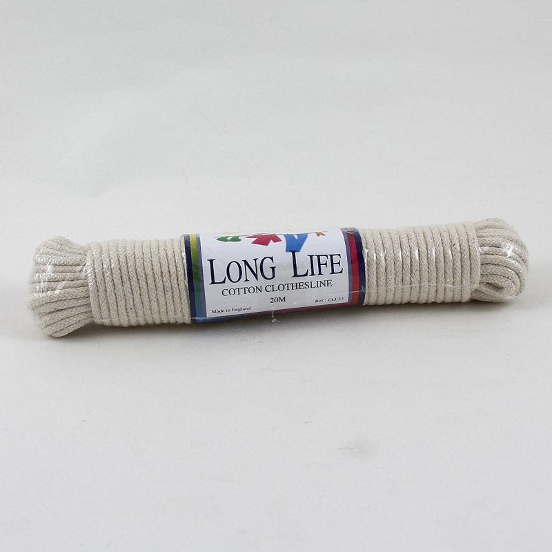 LONG LIFE COTTON CLOTHES LINE 20MTR | Middlewich