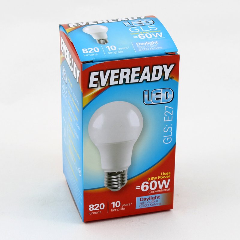 9.6W ER GLS E27 DAYLIGHT BULB | Middlewich