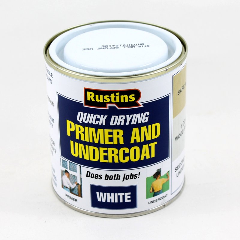 500ML RUSTINS QD PRIMER UC WHITE | Middlewich