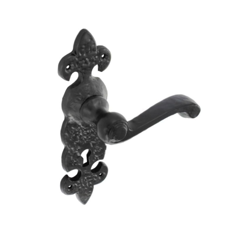 S3300 ANTIQUE FANCY LOCK HANDLES | Middlewich