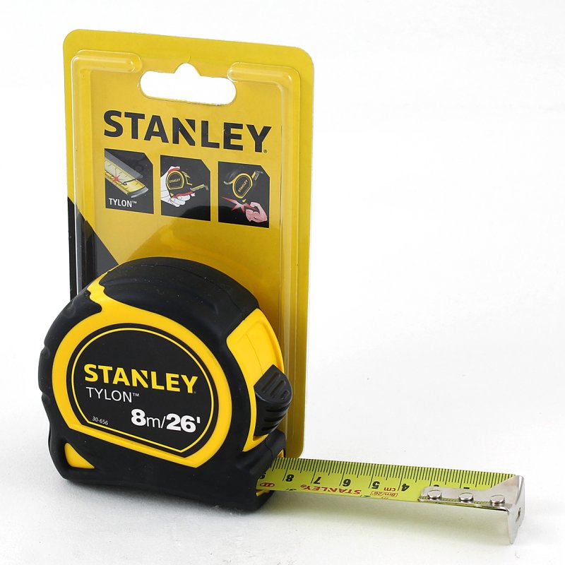 STANLEY TYLON TAPE 8M/26FT 25MM 0-30-656 | Middlewich