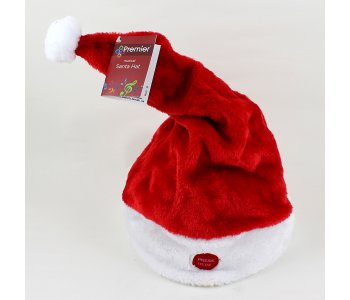 Musical santa hat store